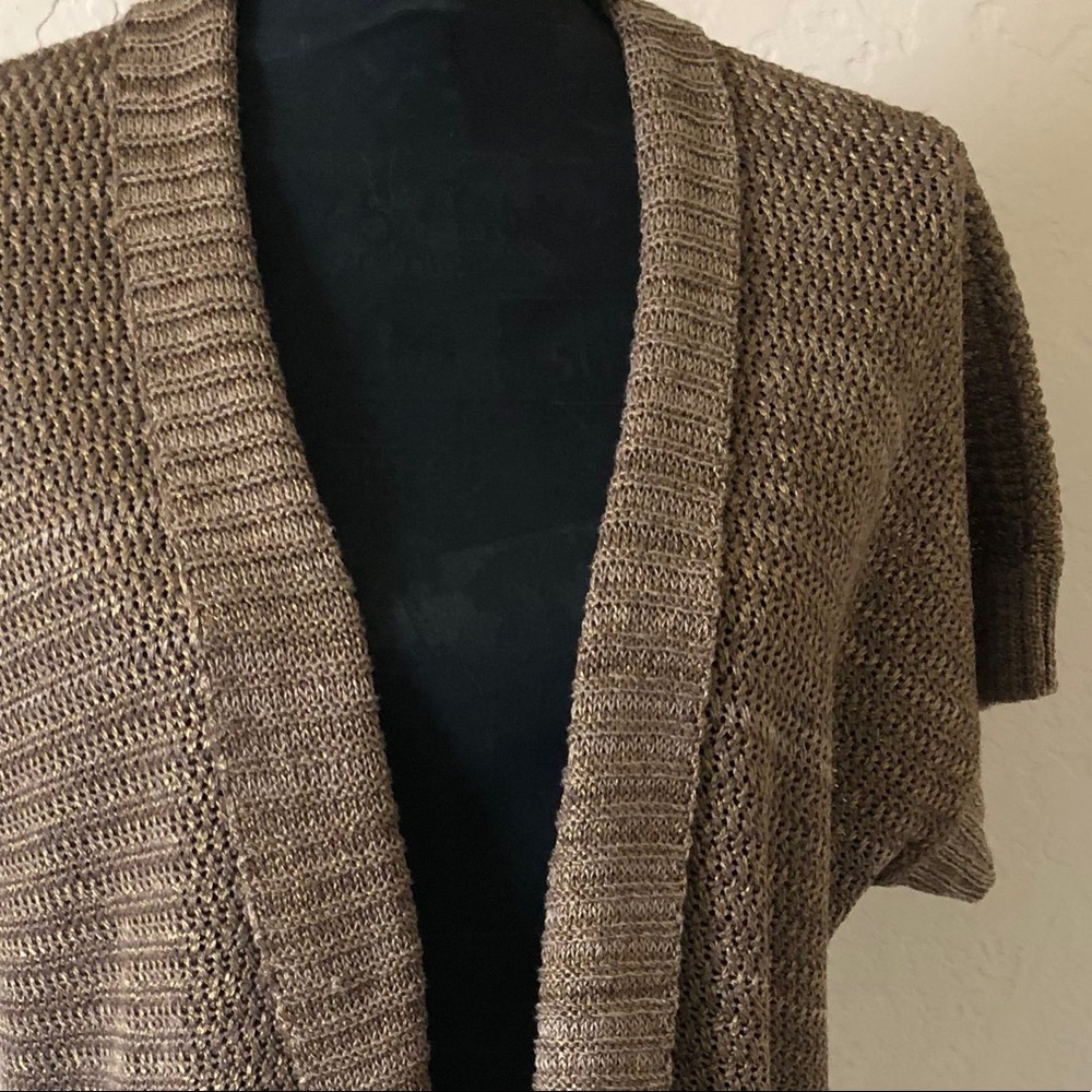 Calypso St. Barth Gold Metallic Shrug/Vest - Gem